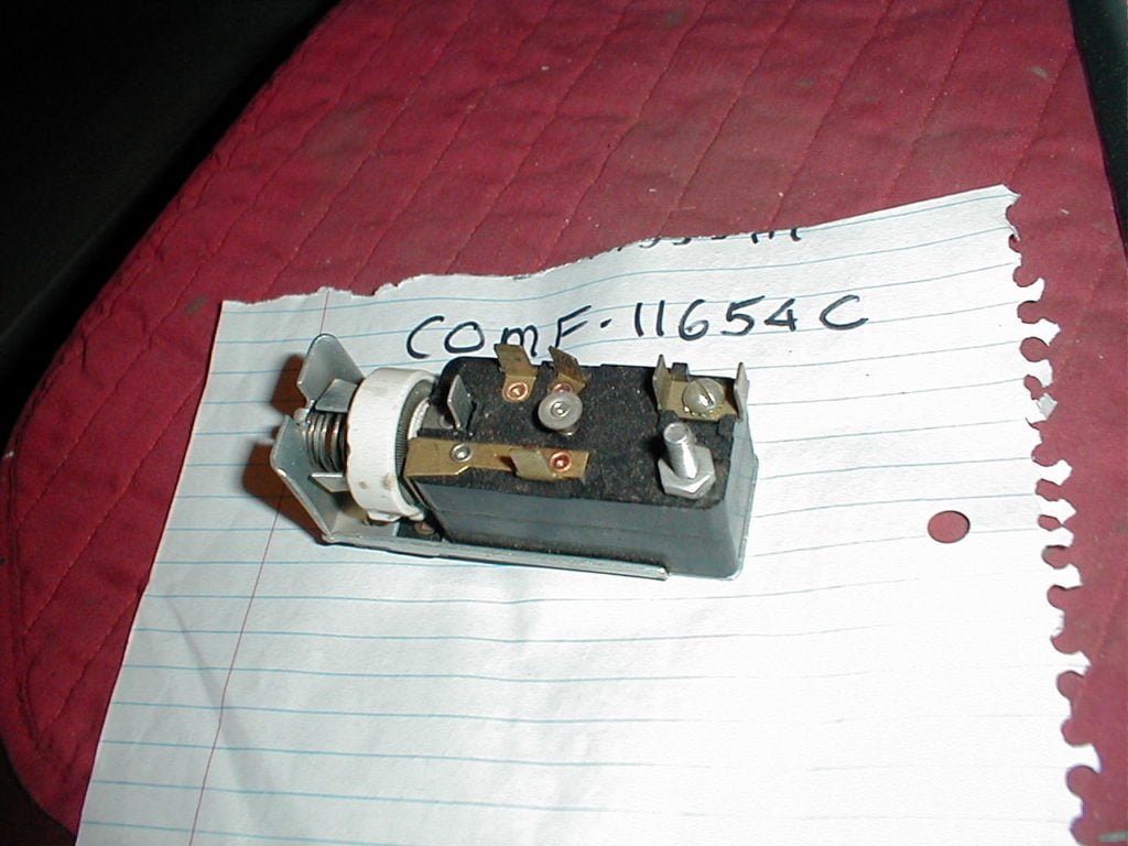 NOS Ford Headlight Switch 1960 Lincoln & Mercury Full Size Models ...