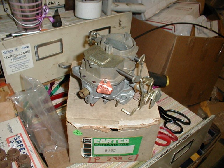 NOS Mopar Carter BBD 2 BBL Carburetor 1974 A B & E Body W/ 318 CI Auto ...