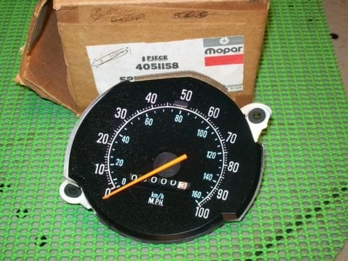 NOS Mopar 100 MPH Speedometer 1977-8 B Body Models - Hiltop Auto Parts
