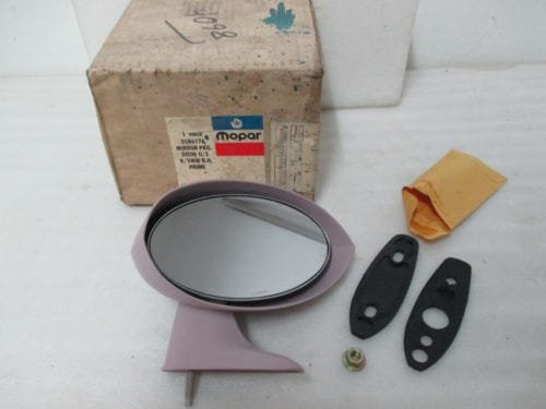 NOS Mopar Door Mirror Right Racing Prime 1970 B 1970-6 A Body - Hiltop ...