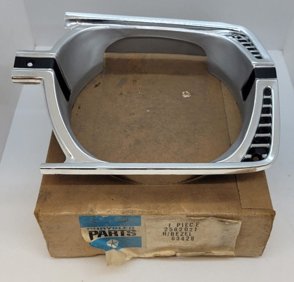 NOS Mopar Left Headlight Bezel 1967 Plymouth Valiant Signet Models ...