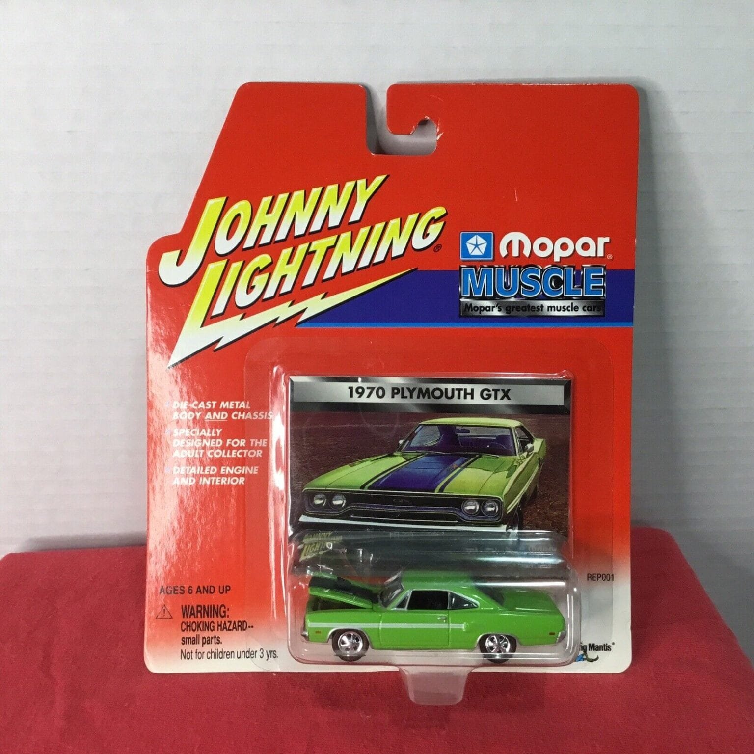 NOS Johnny Lightning 1970 Plymouth GTX 1/64 Mopar Muscle Series Sublime ...